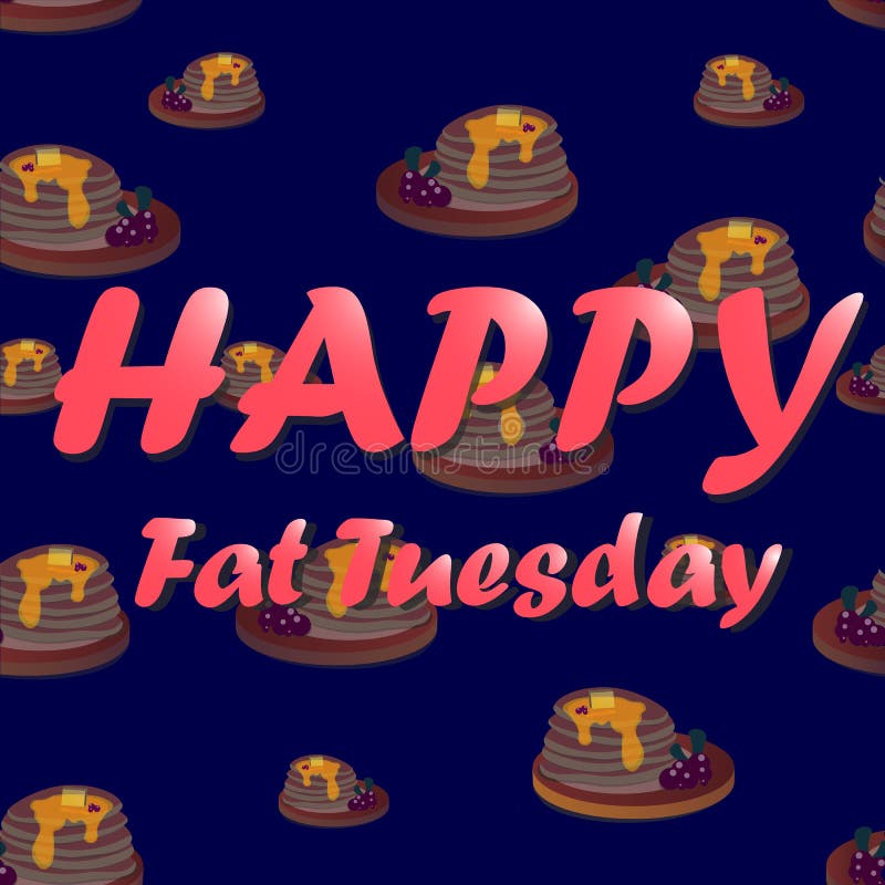 Fat Tuesday celebration stock vector. Illustration of restaurant - 85571929