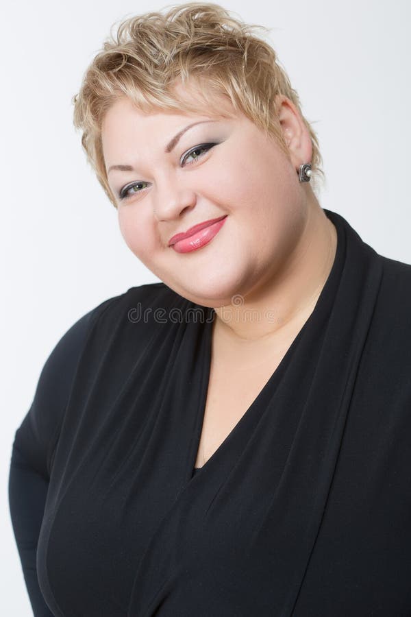 Fat Woman In A Beautiful Dress Stock Image - Image of fashion, formal ...