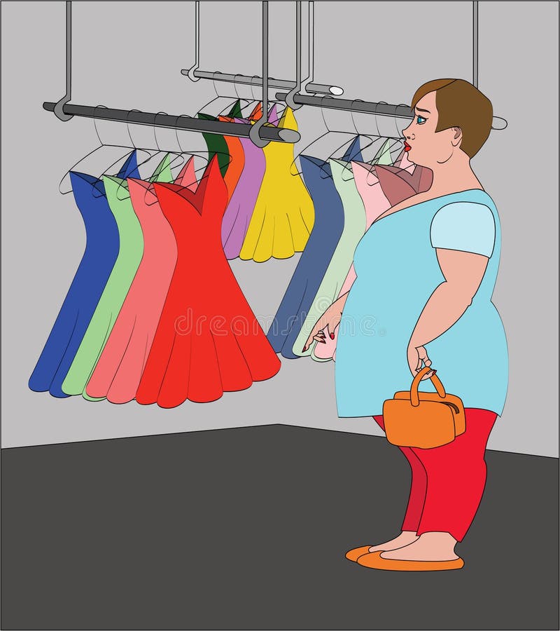 Fat Woman Stock Illustrations – 28,849 Fat Woman Stock Illustrations ...