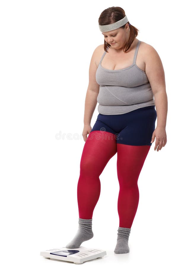 Angry Fat Woman with Hammer and Scale Stock Photo - Image of angry ...