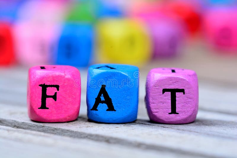 Fat word on table stock photo. Image of overweight, junk - 83469430