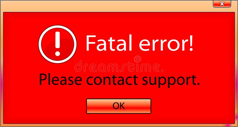 Error pop up window stock vector. Illustration of corrupt - 29777956 Error pop up window stock vector. Illustration of corrupt - 29777956