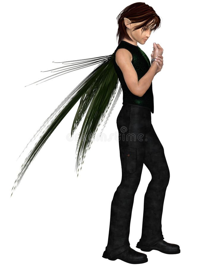 Fatato urbano maschio illustrazione di stock. Illustrazione di folletto ...