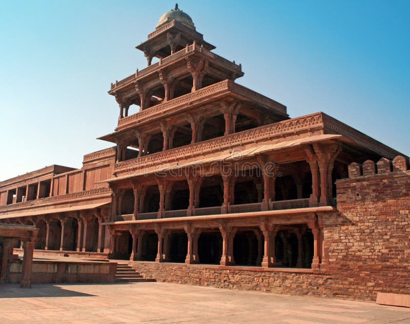 Fatehpur Sikri. stock image. Image of ancient, tourism - 17000667