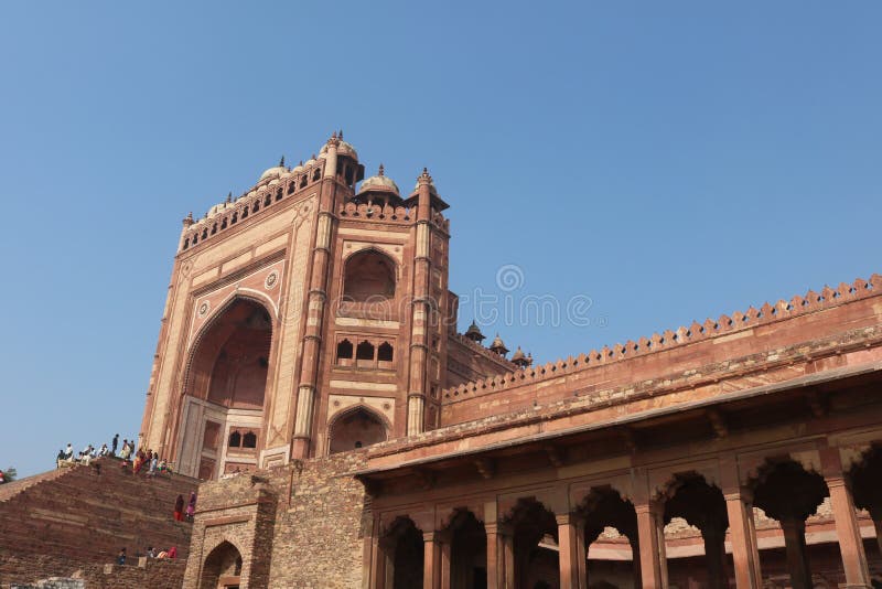 Fatehpur Sikri Gate Agra editorial stock image. Image of sikh - 87898624