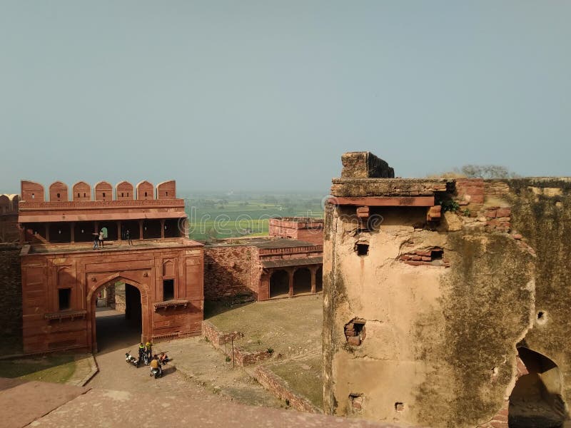 Akbar Mahal Fatehpur Sikri editorial stock photo. Image of village ...