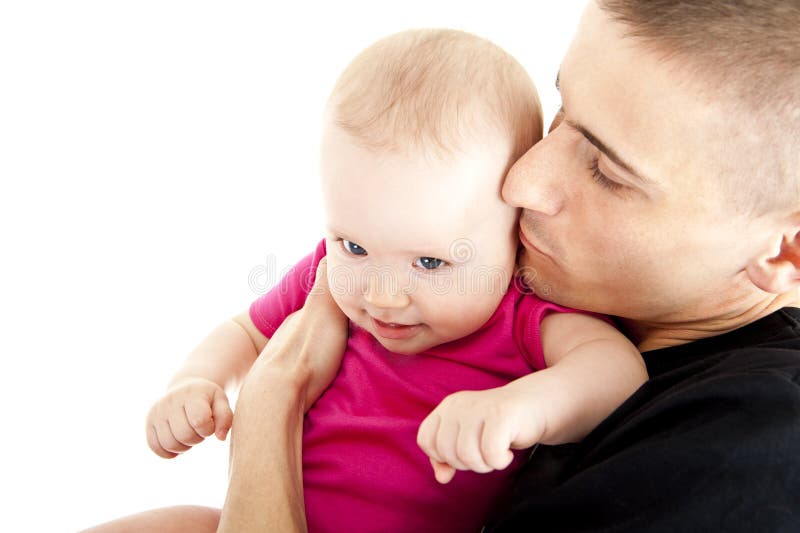 Fathe and baby stock image. Image of healthy, care, offspring - 24981963