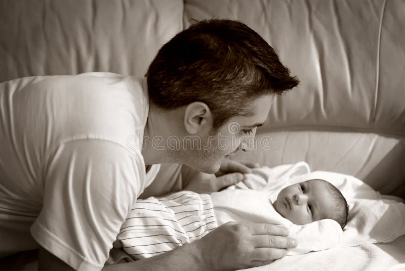 Father and baby stock photo. Image of father, parent - 13730912