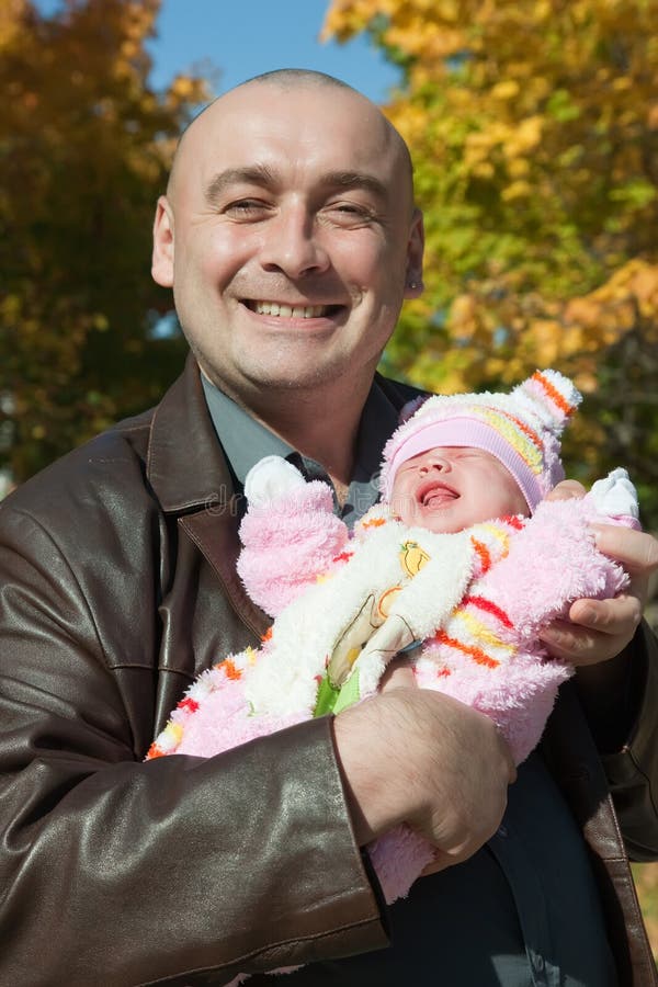 Father with baby stock photo. Image of caucasian, happiness - 17668178