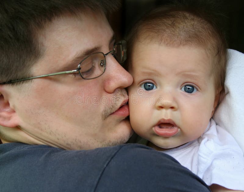 Father with a baby stock image. Image of young, father - 2702995