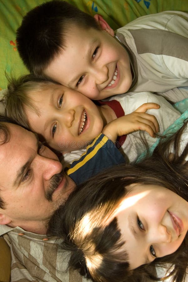 Father and Children stock photo. Image of casual, bond - 2053824
