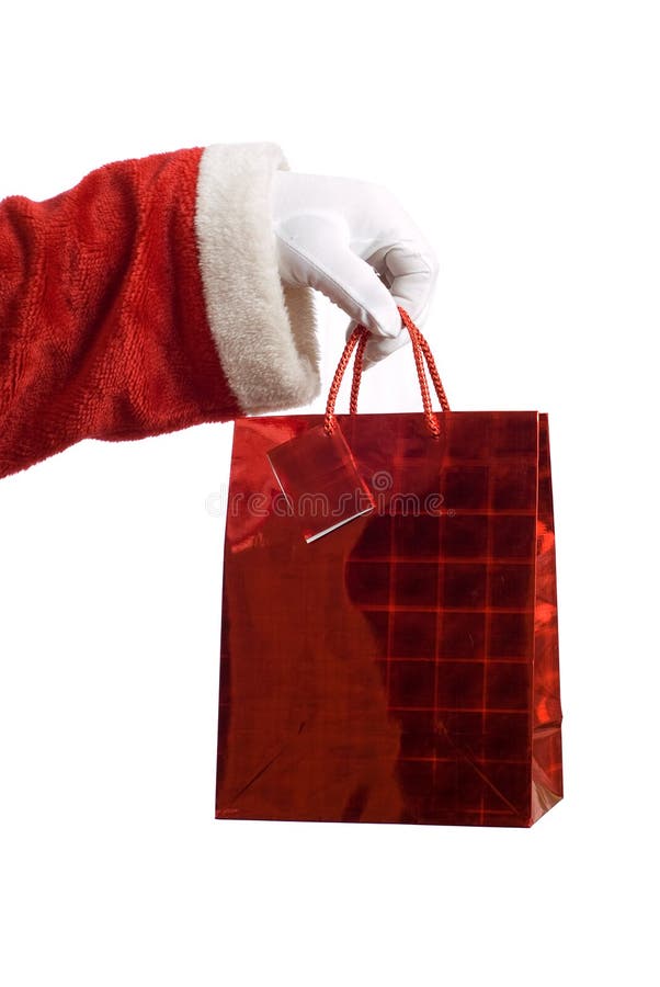 Father Christmas and Sack of Presents Stock Image - Image of seasonal ...