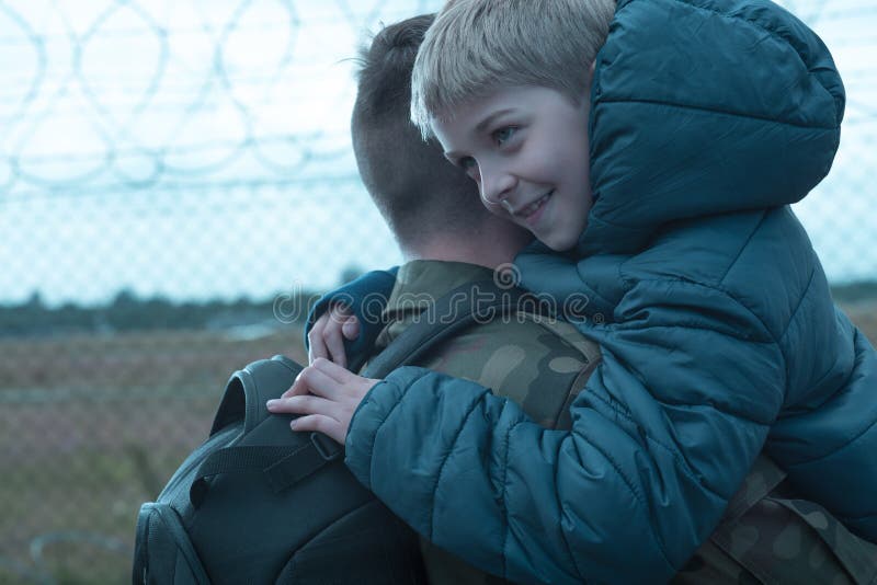 Father coming home stock photo. Image of happiness, smile - 61588366