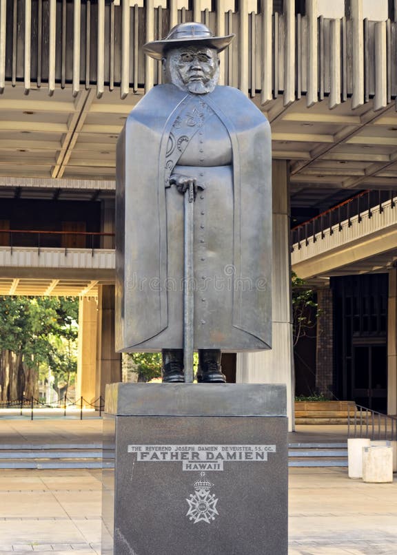 Father Damien Statue editorial stock image. Image of hawaiian - 25070934