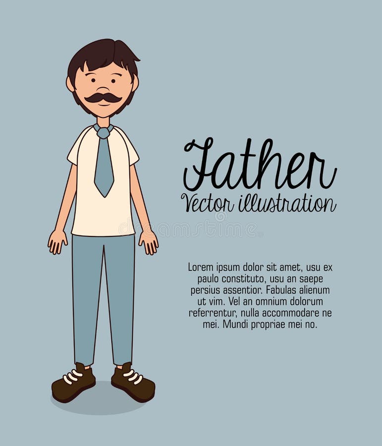 Father design stock vector. Illustration of person, adult - 35937091