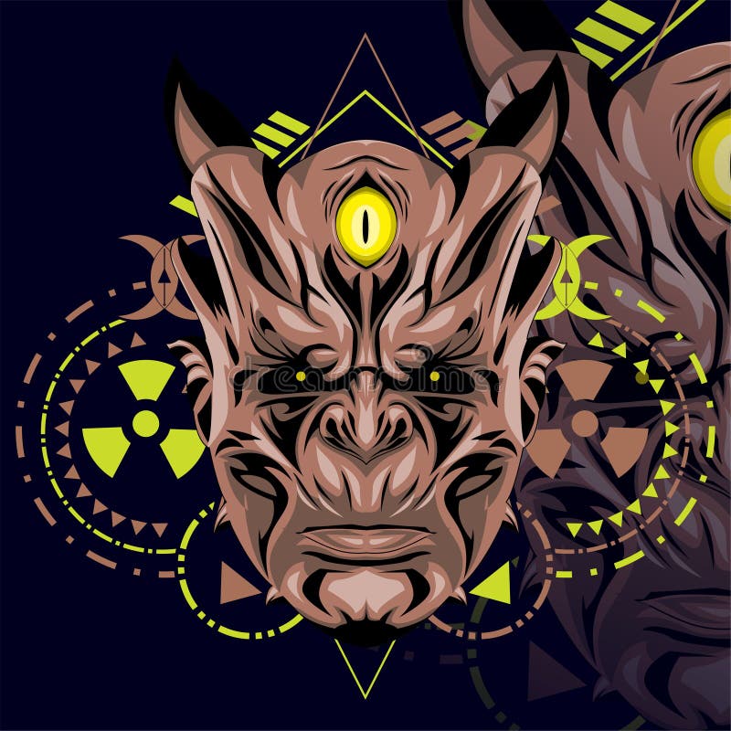 Father of Devil Erth Design Vector Stock Vector - Illustration of ...