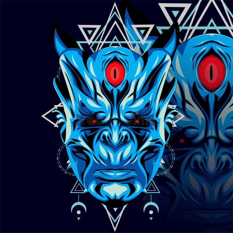 Father of Devil Ice Design Vector 2020 Stock Vector - Illustration of ...