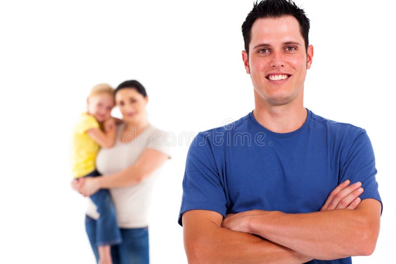 Father and family stock photo. Image of little, joyful - 28521444