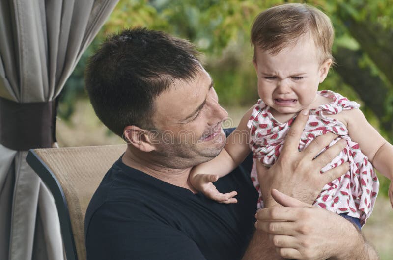 Father stock photo. Image of overwhelmed, father, crying - 99610946