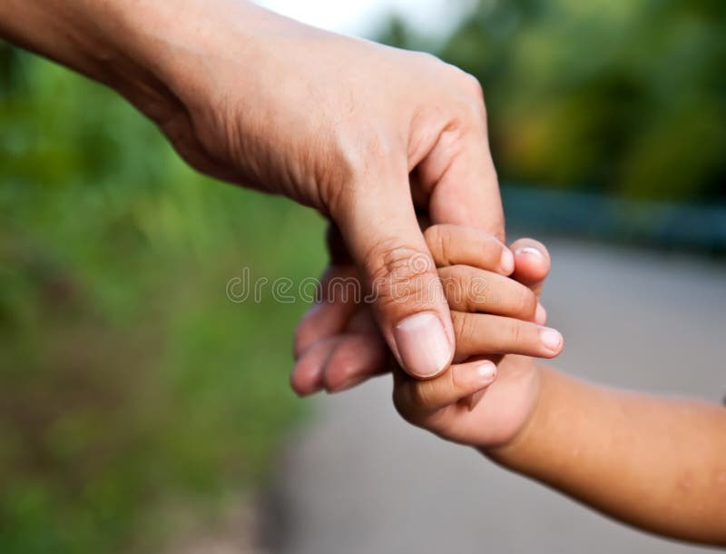 Father Finger Holding with Baby Hand Stock Image - Image of hold, help ...