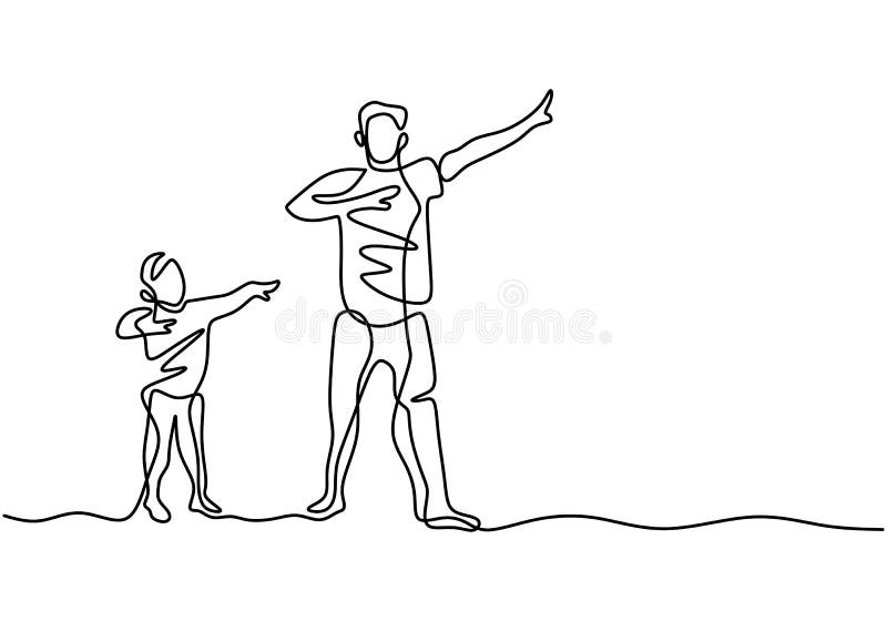 Father One Line Stock Illustrations – 1,356 Father One Line Stock ...