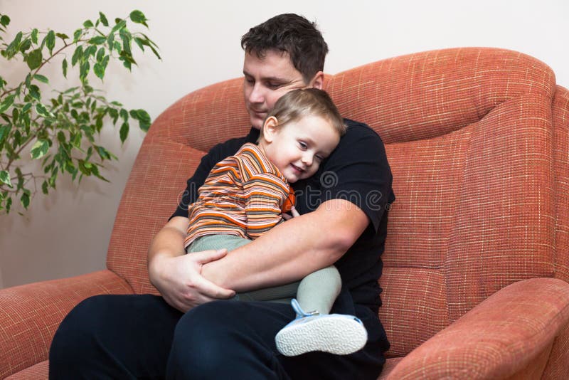 Father Hugging Newborn Baby Stock Image - Image of hugging, child: 10002905