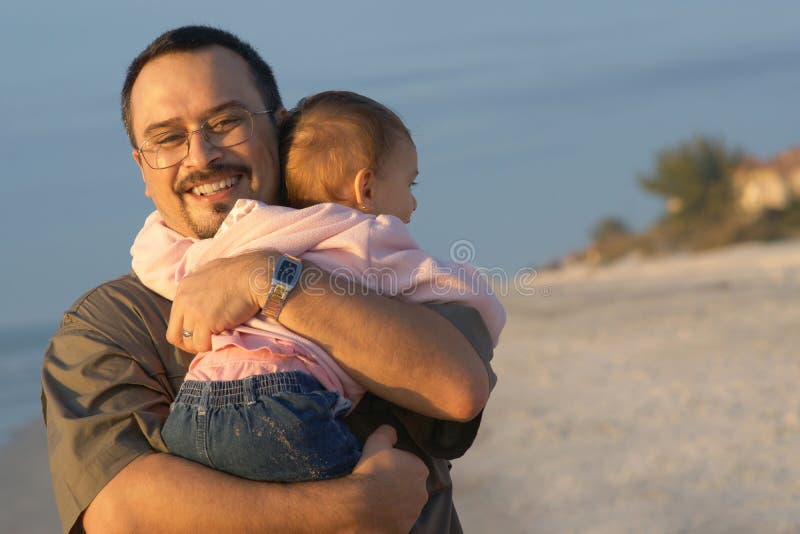 Fathers Day - Father Hugging Baby Stock Photo - Image of love, girl ...