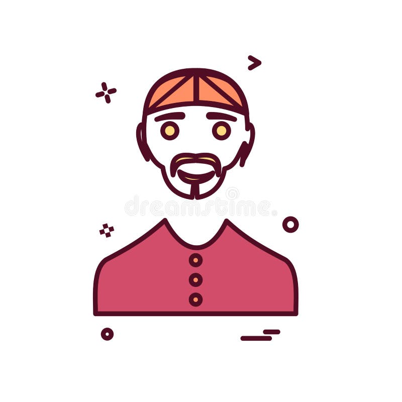 Father icon design vector stock vector. Illustration of daughter ...