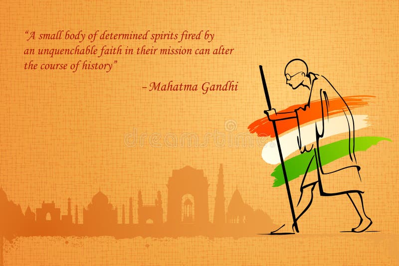 Father of India stock vector. Illustration of graphic - 25736415