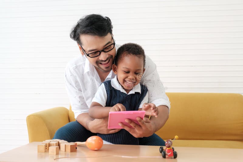 Father and kids stock image. Image of together, happy - 253717563