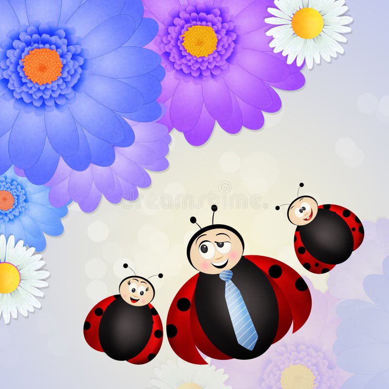Ladybug Fathers Stock Illustrations – 17 Ladybug Fathers Stock ...