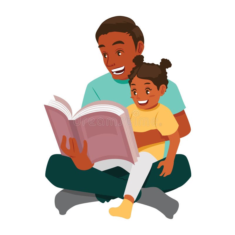Dad Reading To Kids Stock Illustrations – 79 Dad Reading To Kids Stock ...