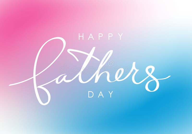 Father S Day Bright Banner. Vector Illustration. Stock Vector ...