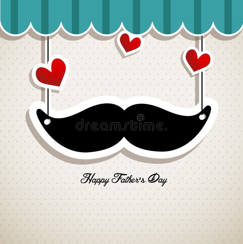 Father s day card stock vector. Illustration of fashion - 25110653