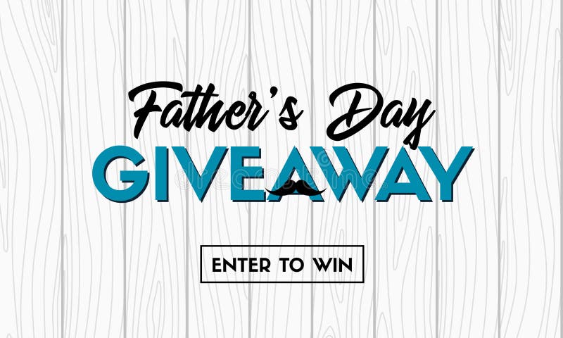 Father`s Day Giveaway. Vector Banner Temlate for Social Media Stock ... Father`s Day Giveaway. Vector Banner Temlate for Social Media Stock ...