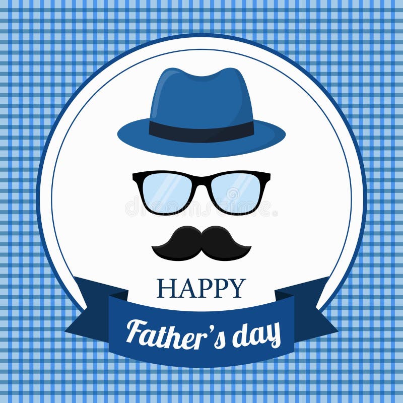 Father S Day Logo Poster, Label or Sticker. Stock Vector - Illustration ...