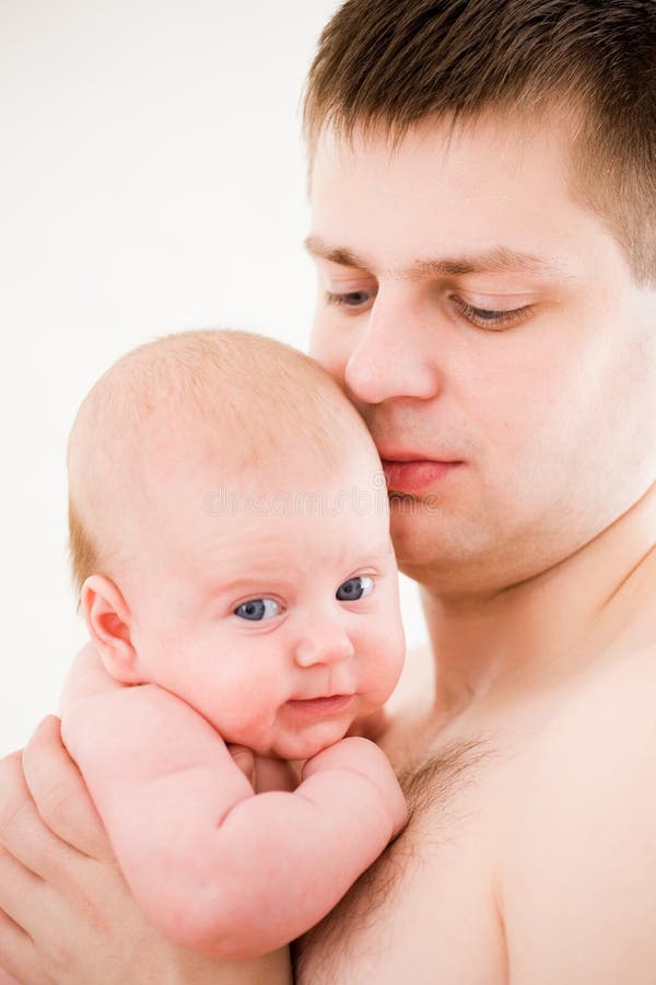 Father and the small child stock photo. Image of beauty - 20846342