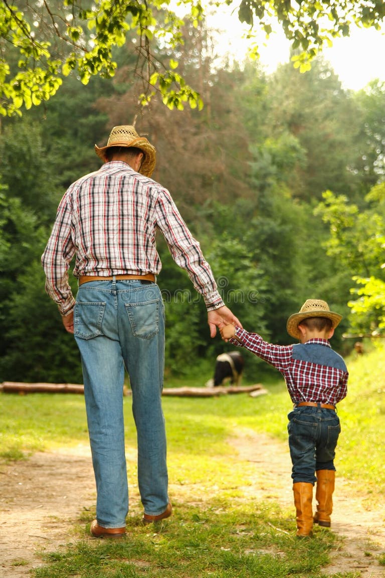 498 Cowboy Father Son Horse Stock Photos - Free & Royalty-Free Stock ...