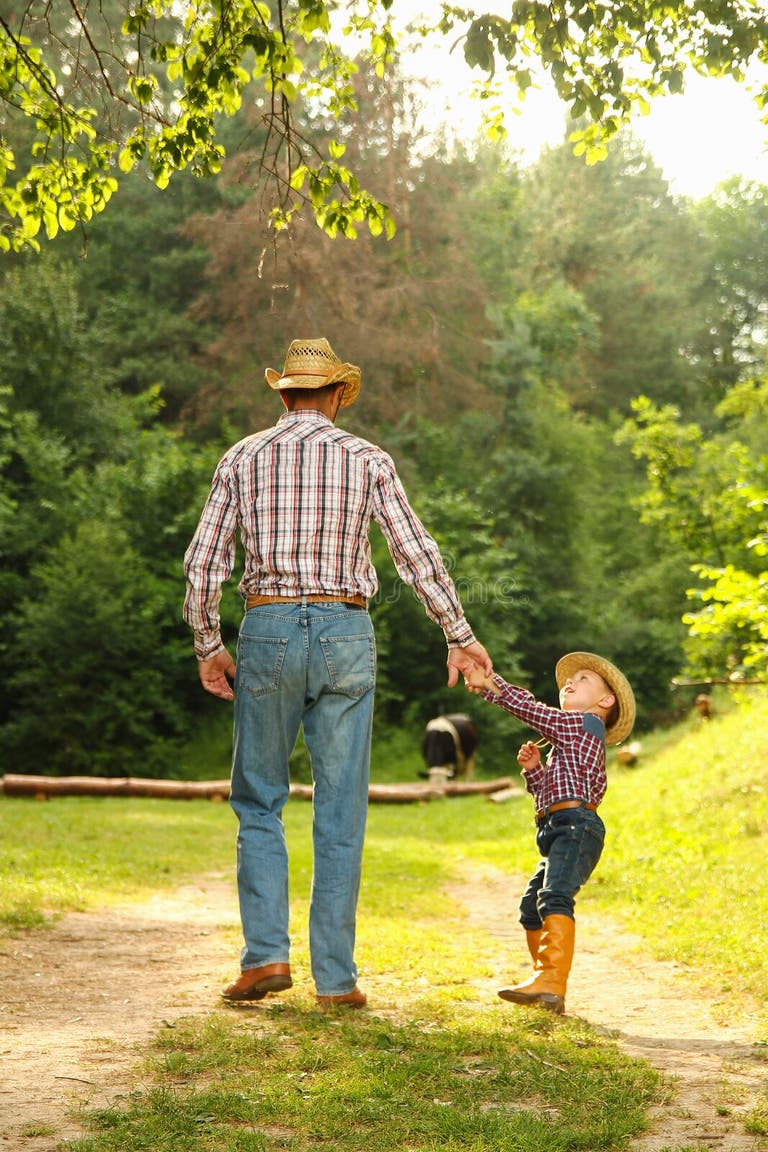 498 Cowboy Father Son Horse Stock Photos - Free & Royalty-Free Stock ...