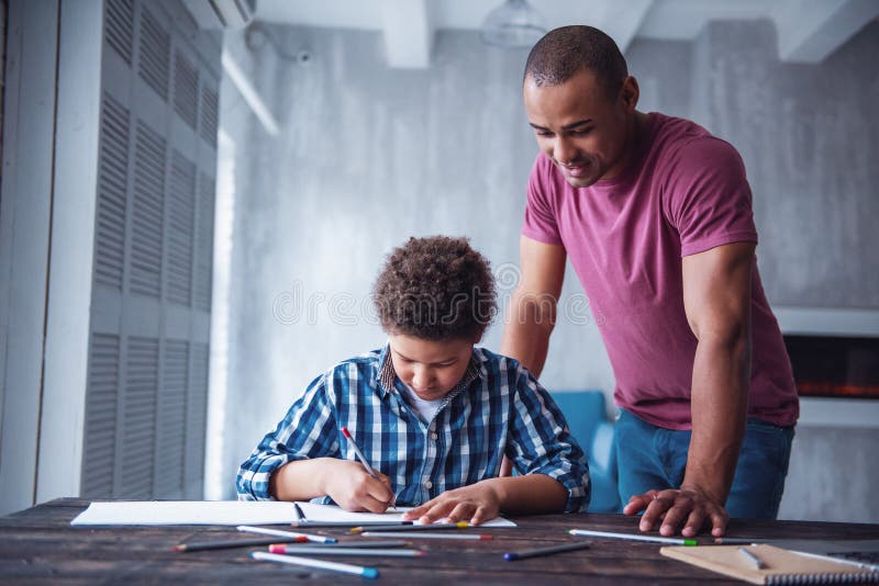 Father and son stock image. Image of adult, casual, love - 318640355