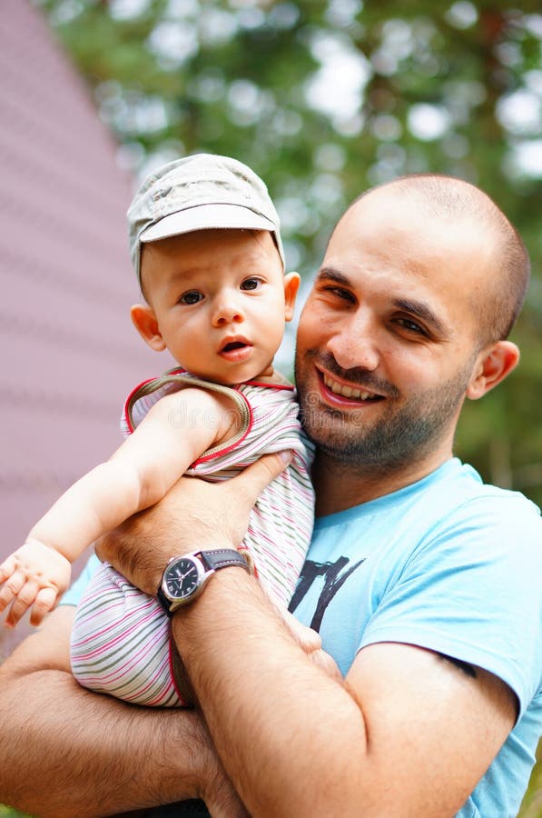 Father and son stock image. Image of outdoor, father - 43181225