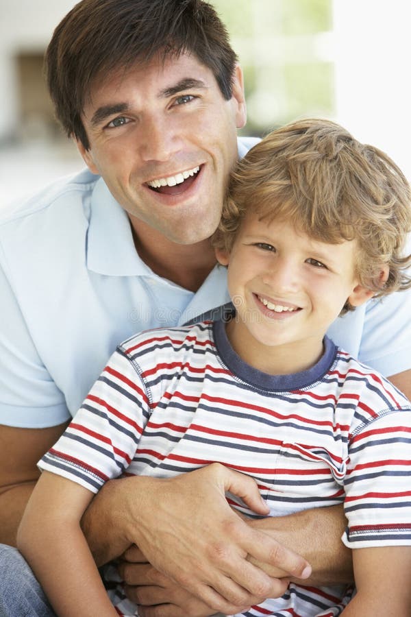 Father and Son Having Fun Together Stock Photo - Image of children ...