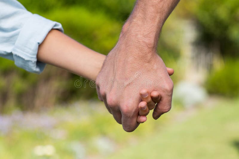 Father And Son Holding Hands Stock Image - Image of fatherhood, daddy ...