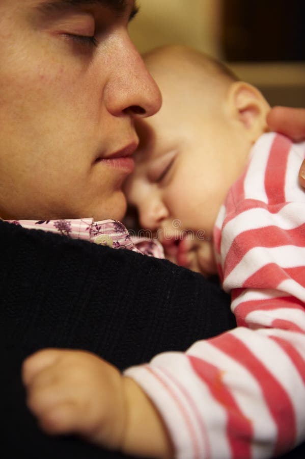 Father and Son Napping Together Stock Photo - Image of bonding ...