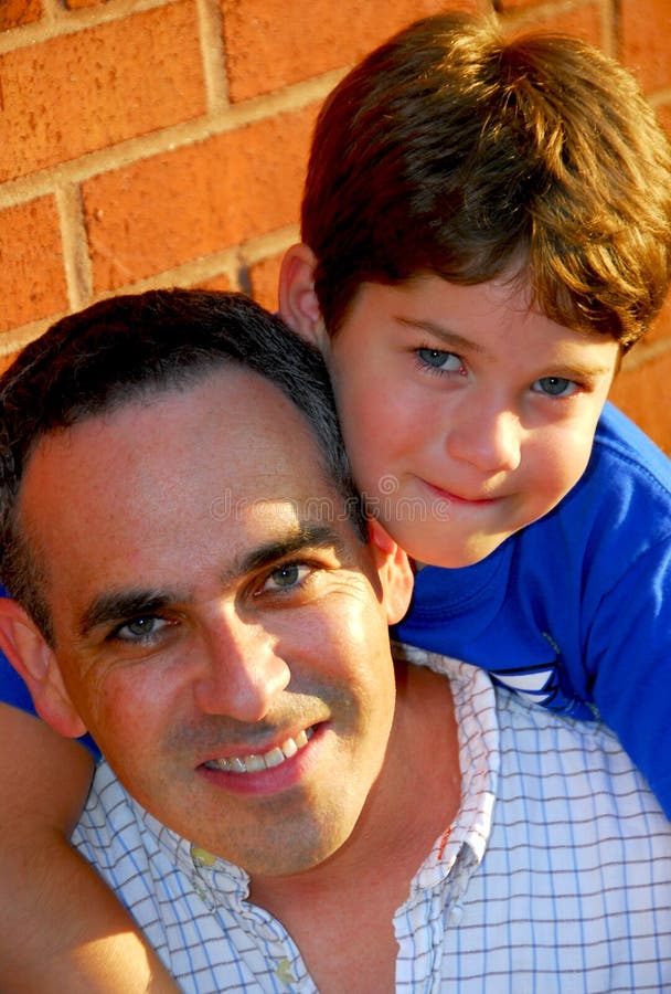 Father son portrait stock photo. Image of face, joyous - 1156976