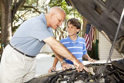 Father Son Project stock photo. Image of caucasian, father - 18367876
