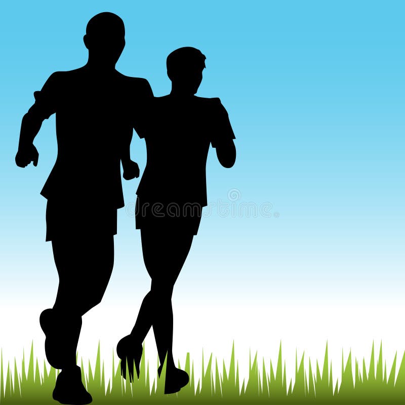 Family Running Clipart Runners
