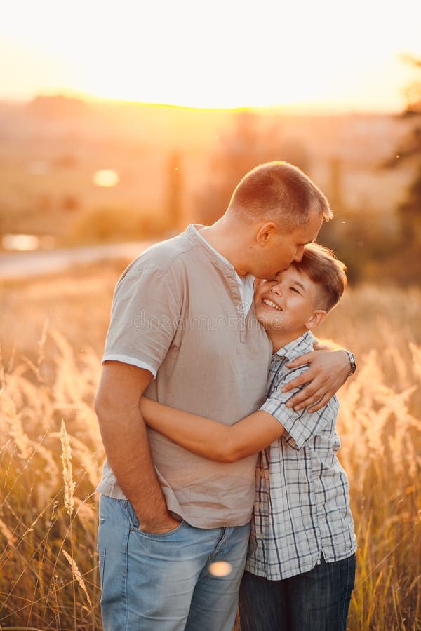 Fathet with son stock photo. Image of healthy, cute - 121347654