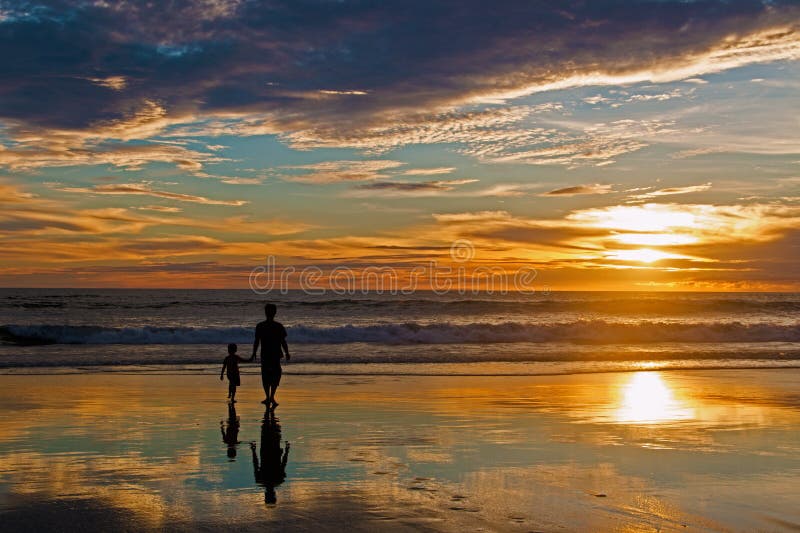 Father and son on sunset stock photo. Image of dusk, happiness - 40128416