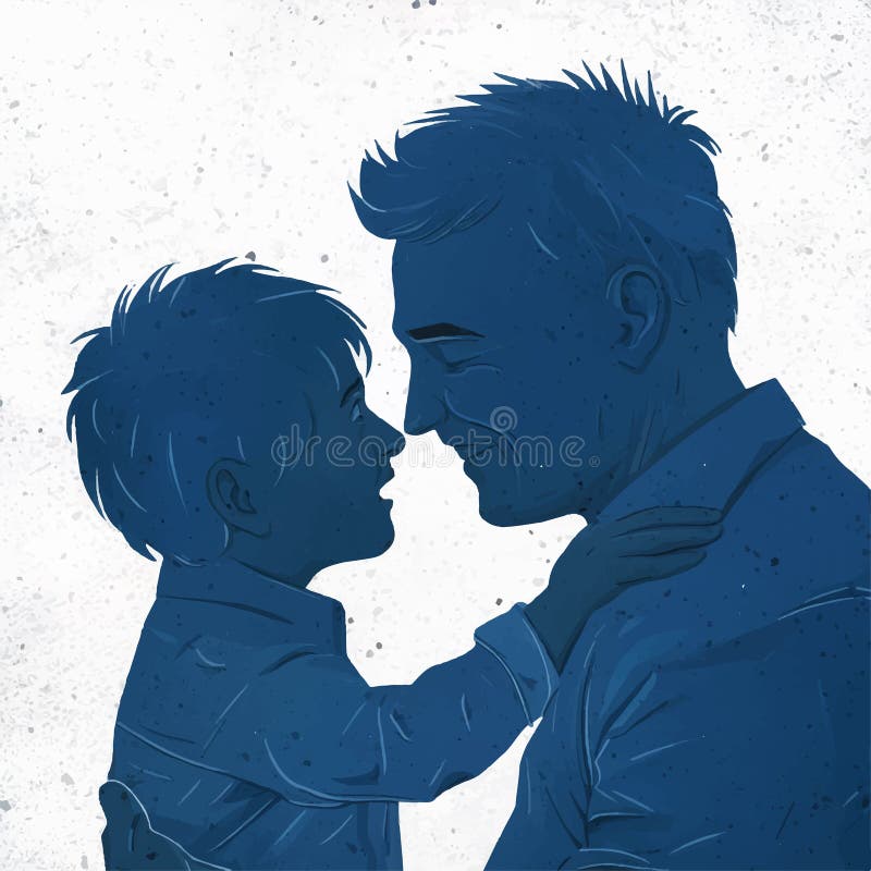 Father and Sons Vector Illustration Design and Clipart Stock Vector ...